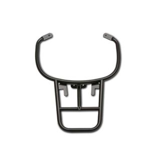 ScooterWest.com - **MATTE BLACK** REAR FOLDING RACK W/ PASSENGER BACK ...