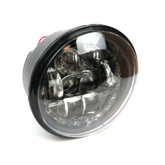 ScooterWest.com - BLACK LED HEADLIGHT W/HALO RING PRIMAVERA 3V 150 2015 ...