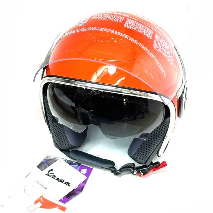 Red Vespa Helmet