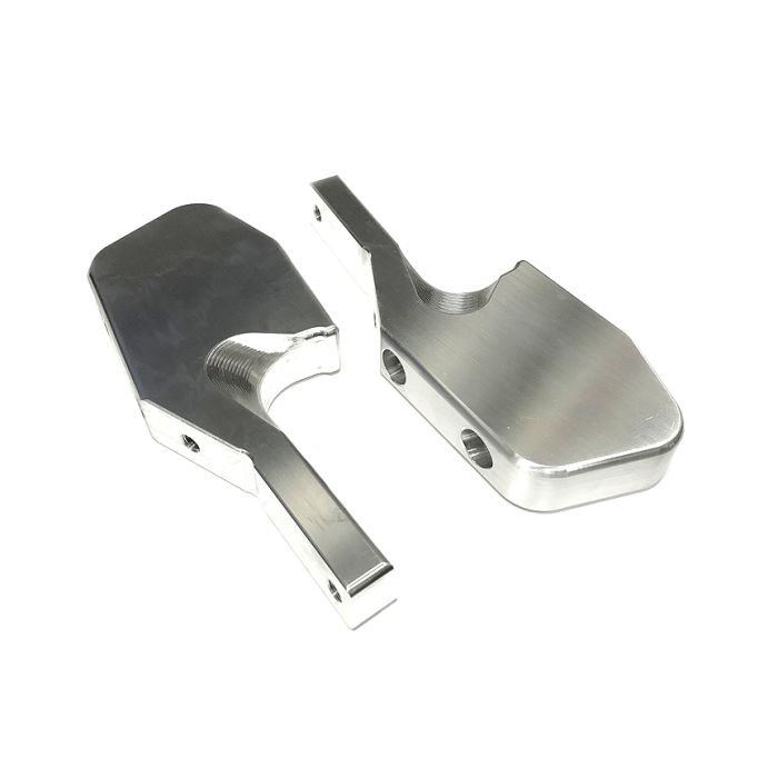 ScooterWest.com - PAIR of Passenger Footpegs Extenders Billet Aluminum ...
